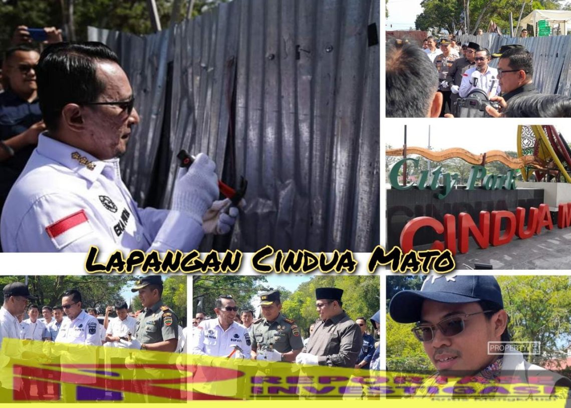 Resmi Dibuka, Lapangan Cindua Mato Batusangkar Tak Lagi Berpagar Seng